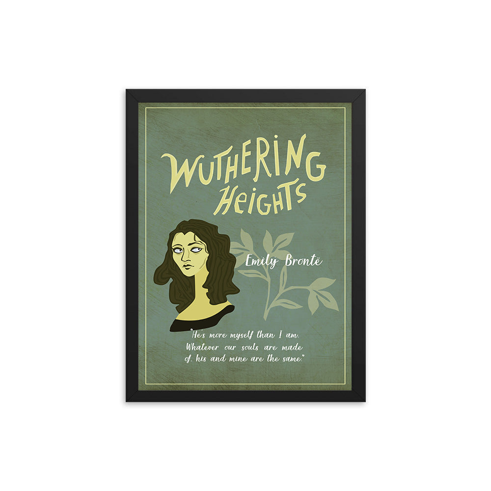 Wuthering Heights by Emily Brontë Book Poster